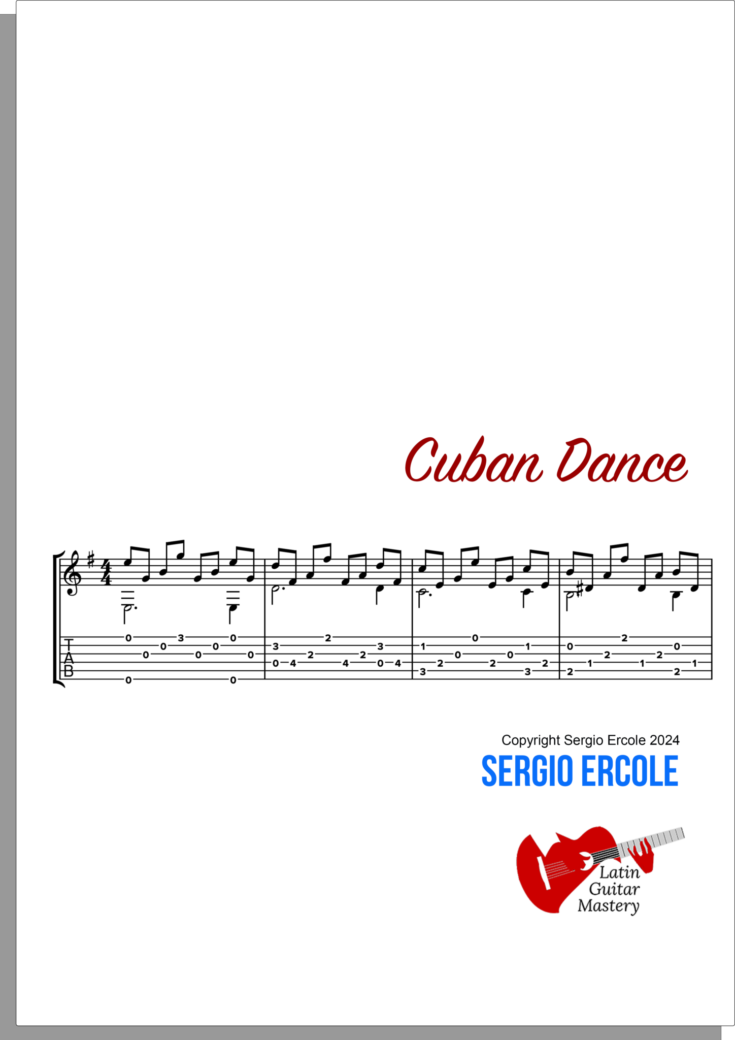 Cuban Dance – Latin Guitar Mastery