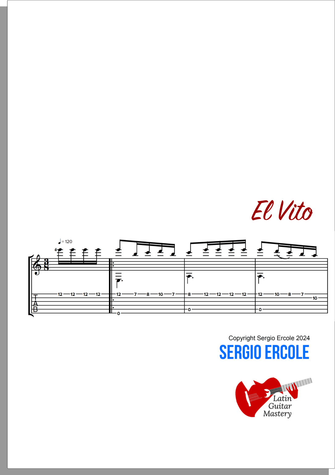 El Vito – Latin Guitar Mastery